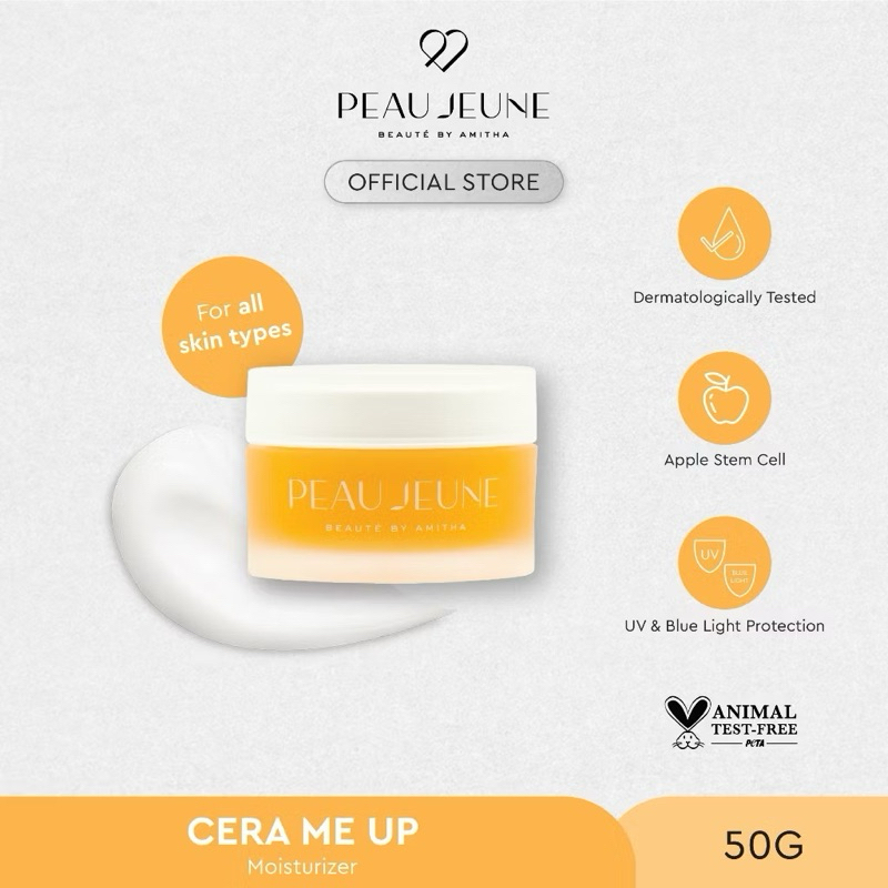 Jual Peau Jeune Moisturizer Cream Cera Me Up UV & Blue Light Protection ...