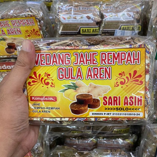 Jual Wedang Jahe Rempah Gula Aren Sari Asih Original Solo 1 Pack isi 10 ...