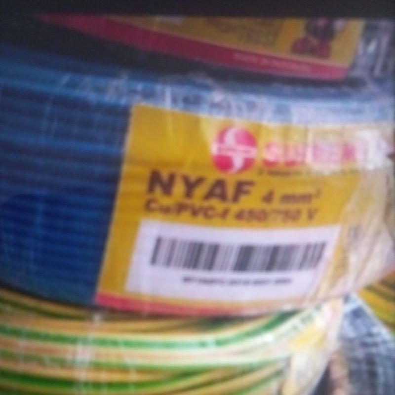 Jual kabel nyaf 4mm eceran, merek supreme dn jembo | Shopee Indonesia