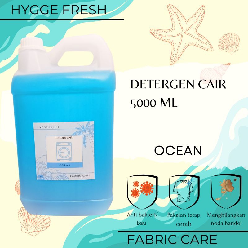 Jual HYGGE FRESH Detergen Cair 5000 ML Ocean | Shopee Indonesia