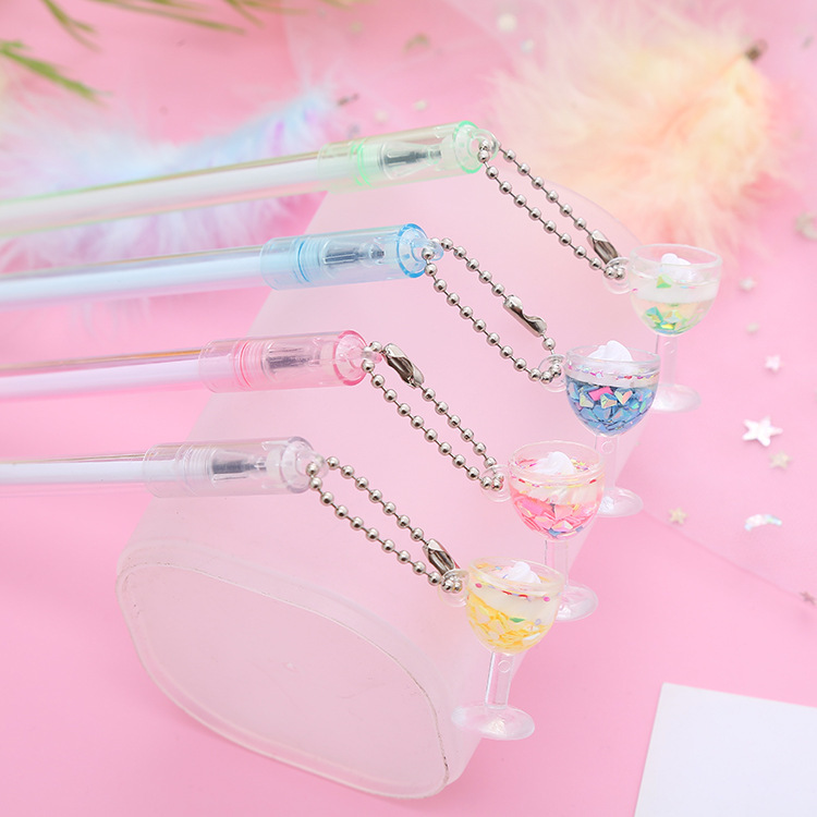 Jual PULPEN GLASS PINK / PULPEN GELAS PINK / PULPEN MOTIF ICE CREAM ...