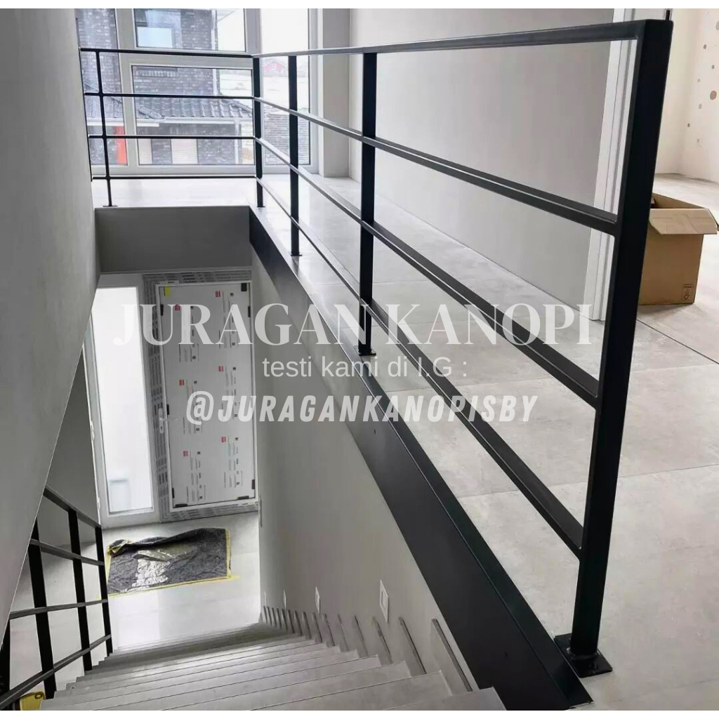 Jual Railing Tangga Besi / Railing Balkon Besi / Custom Railing Besi | Shopee Indonesia