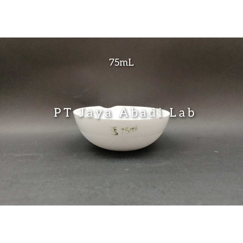 Jual Cawan Porselin 75ml Penguap Evaporating Dish 75 ml Porcelain ...