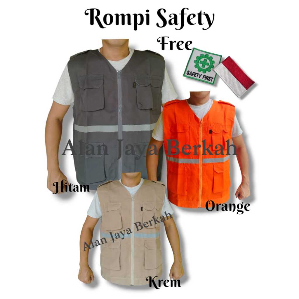 Jual Rompi Proyek - Rompi Safety - Rompi Tambang - Rompi Kain- Rompi k3 ...