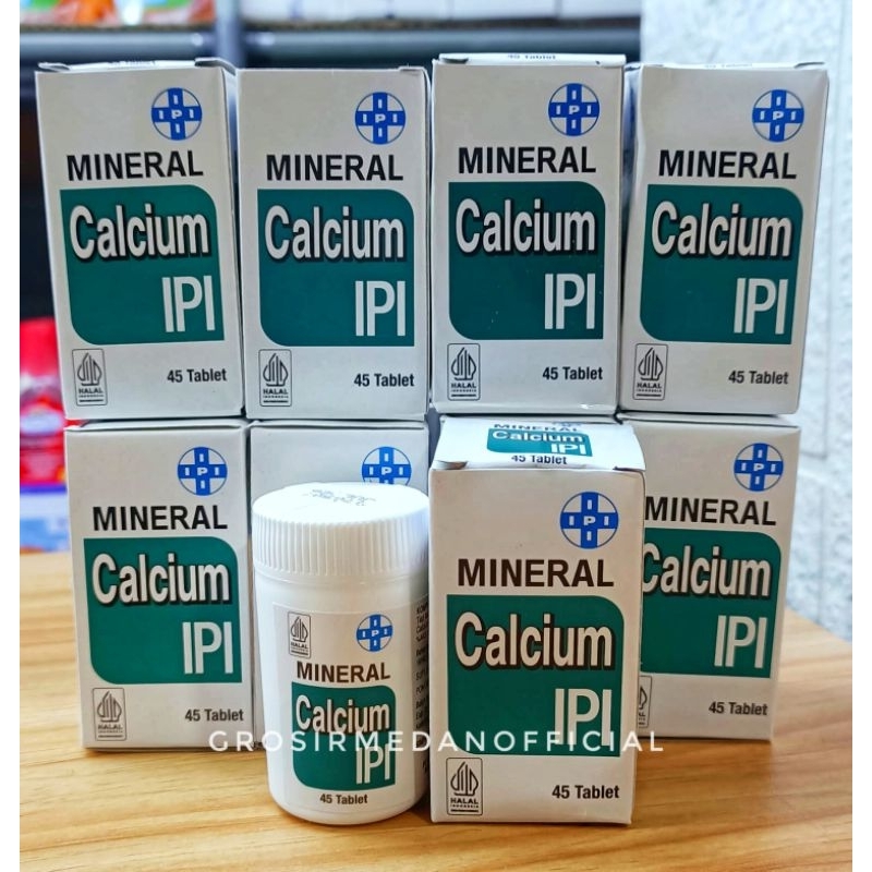 Jual IPI MINERAL CALCIUM ISI 45 TABLET - SUPLEMEN KALSIUM BAIK UNTUK ...