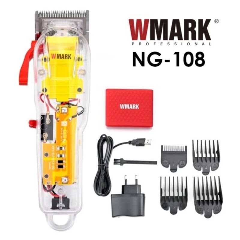 Jual Alat Cukur Rambut Elektrik WMARK Ng108/WMark Ng-108pro/Mesin Cukur Rambut Transfrans ...