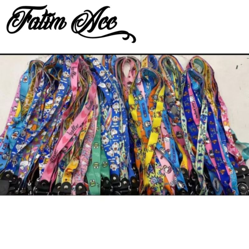 Jual tali gantungan HP /handphone /kunci/kartu nama/USB/vape/bunga ...