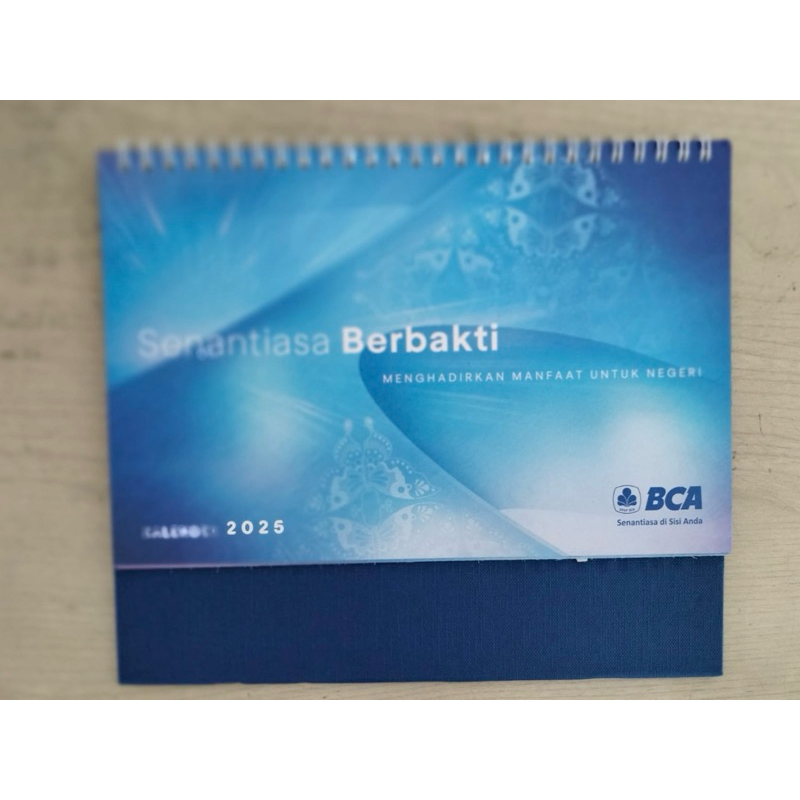 Jual Kalender Meja / Dinding Bulanan Exclusive BANK BCA 2025 Mewah ...