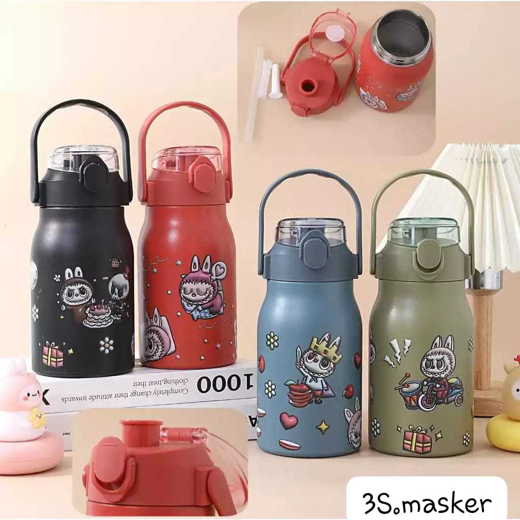 Jual THERMOS/BOTOL AIR PANAS STAINLESS STEEL MOTIF KARAKTER KAPASITAS ...