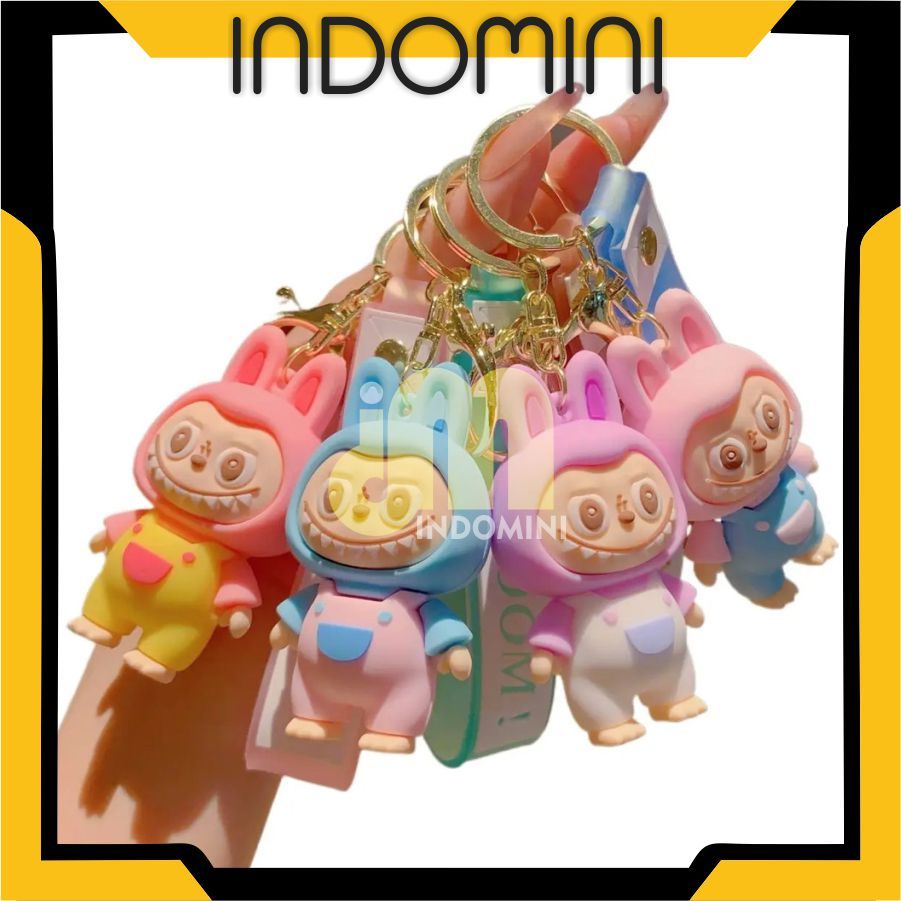 Jual INDOMINI Gantungan Tas Kunci Monster Labubu Bunny Boom Bag ...