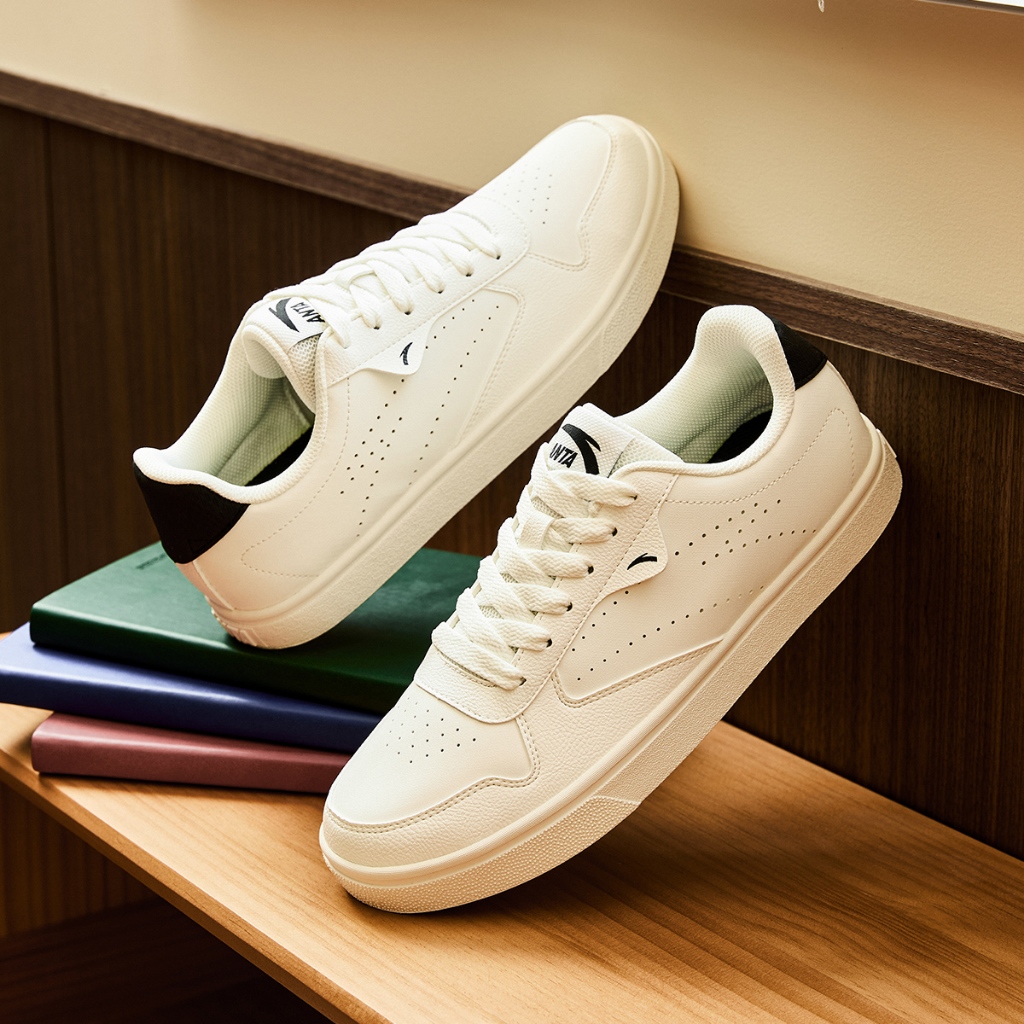 Jual ANTA Sepatu Sneakers Putih Pria dengan Kulit Lengan Pendek ...