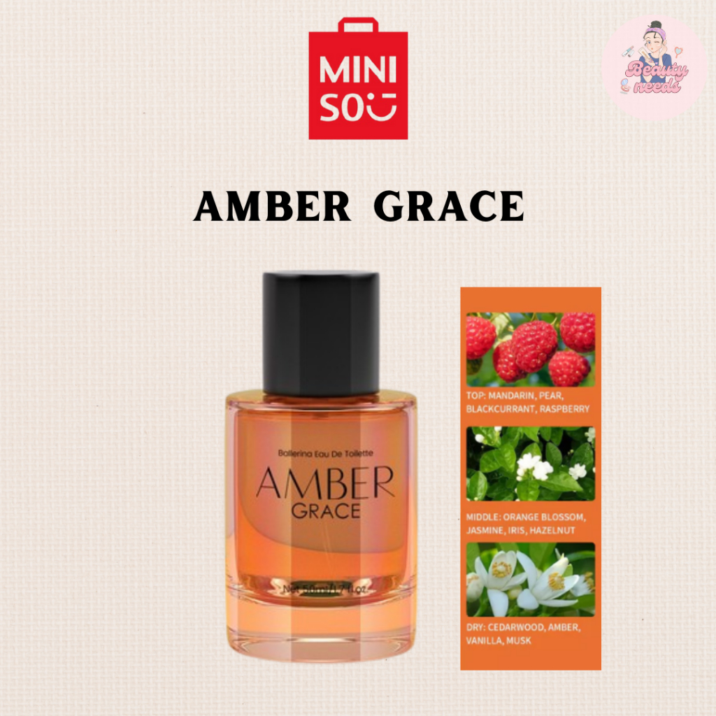 Jual MINISO AMBER GRACE PARFUME 50ML | Shopee Indonesia
