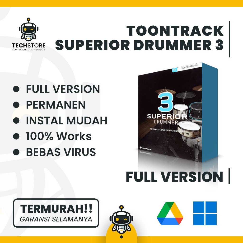 Jual Toontrack Superior Drummer 3 | Windows VST Audio Plugins | Shopee ...