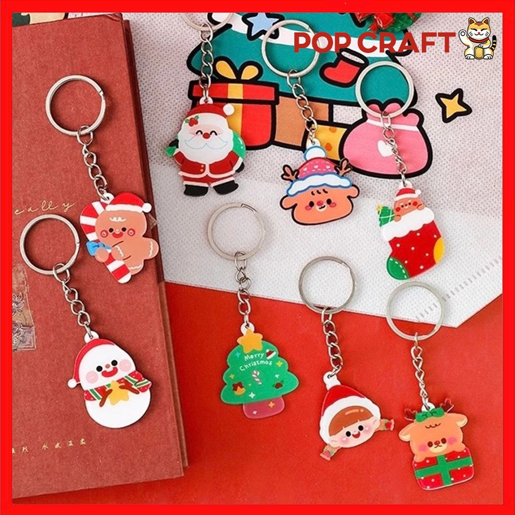 Jual PC Gantungan Kunci Hadiah Souvenir Acara Natal Keychain Christmas ...
