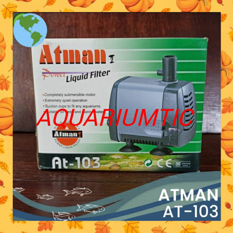 Jual POMPA AQUARIUM ATMAN AT-103-104-105-106 MESIN POMPA AIR CELUP LOW ...