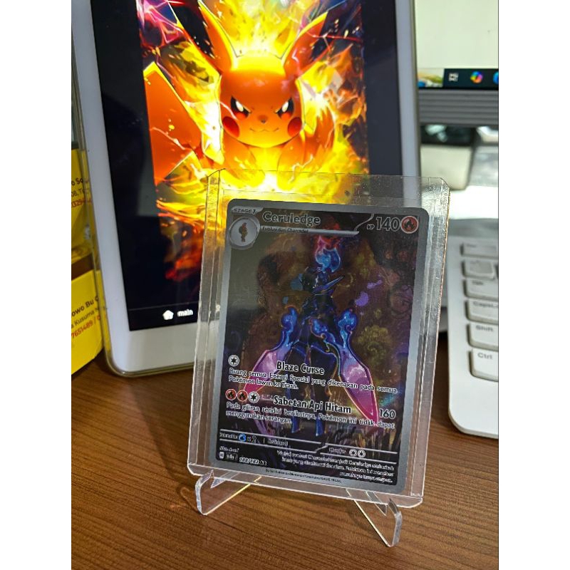 Jual Kartu TCG Pokemon AR Ceruledge Original Kilat Rasi SV8 | Shopee ...
