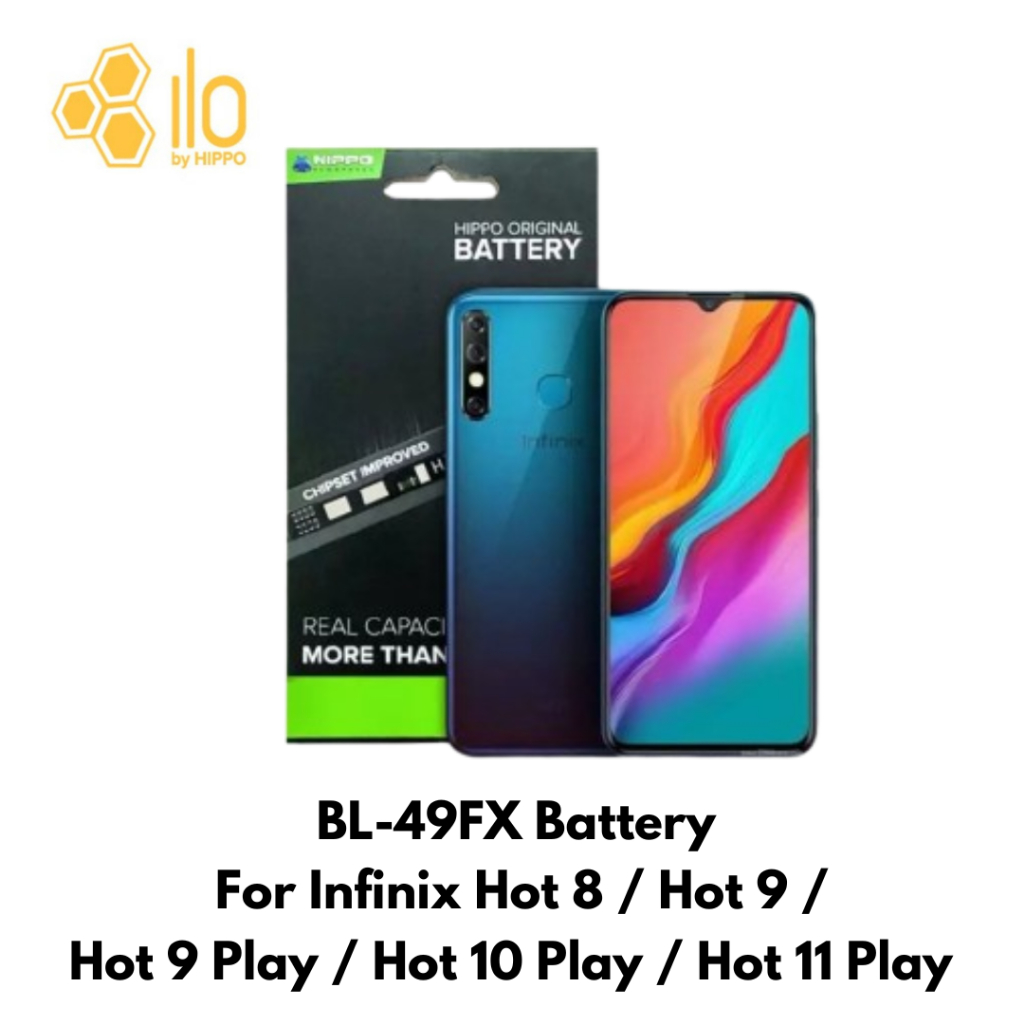Jual Hippo Baterai INFINIX BL-49FX 5000mAh HOT 8 / HOT 8 PRO HOT 9 ...