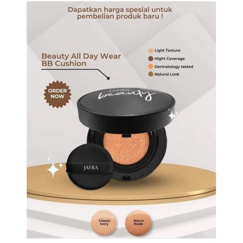 Jual Jafta Beauty All Day Wear BB Cushion, Bedak Translucent Matte Powder, Skin Balancing ...