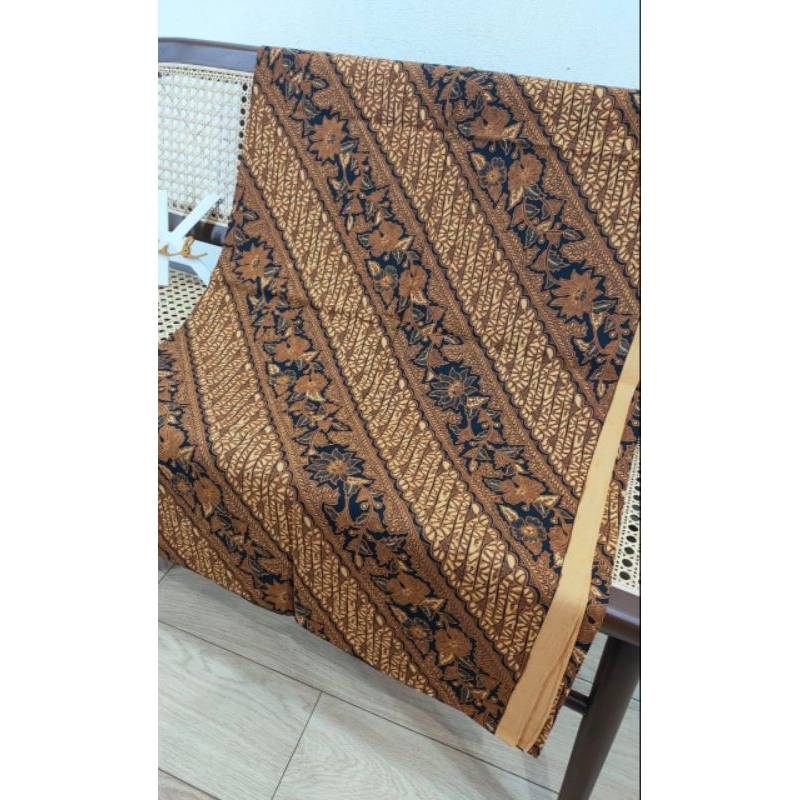 Jual Kain batik solo kombinasi tulis parang seling kusumo sogan ( motif ...
