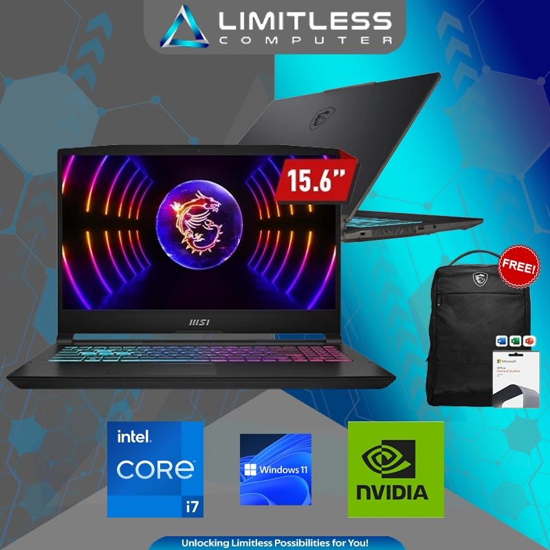 Jual MSI CYBORG 15 A13VEK RTX 4050 Intel Core i7 13620H 16GB 512GB FHD ...