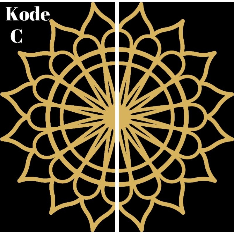 Jual Cutting Sticker Dekorasi Kaca Pintu Masjid Mushola Rumah Gedung ...