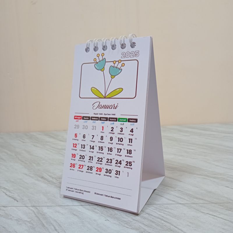 Jual PROMO! Kalender Meja Mini 2025 Murah | Shopee Indonesia