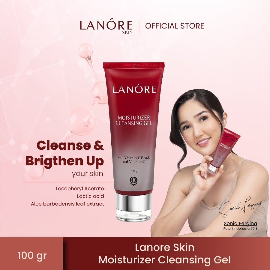 Jual Lanore Moisturizer Cleansing Gel - 100 mL | Shopee Indonesia