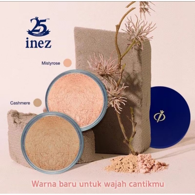 Jual INEZ FACE POWDER / BEDAK TABUR RINGAN / Loose powder flawless ...