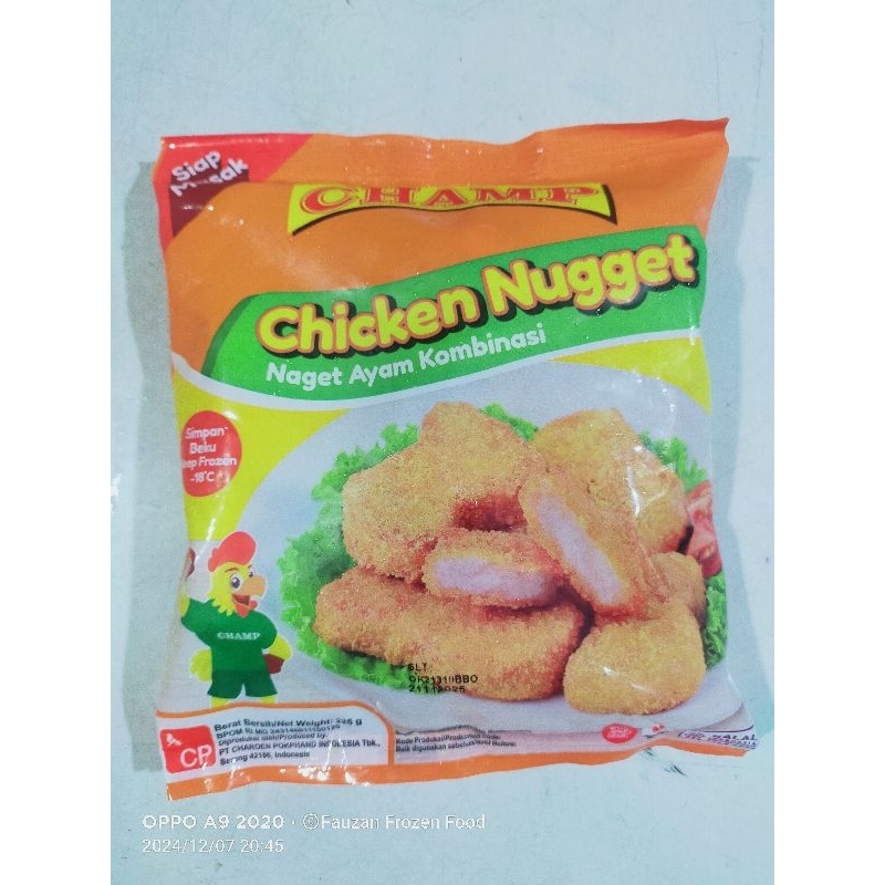 Jual Champ Chicken Nugget 225gram (kemasan baru) | Shopee Indonesia