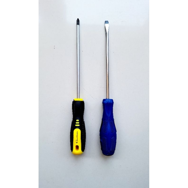 Jual Obeng gagang karet 6 inch min dan plus | Shopee Indonesia