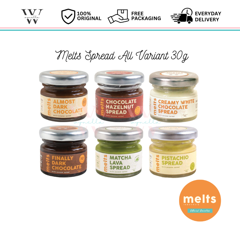 Jual Melts Spread 30g - Almost Dark Chocolate | Finally Dark Chocolate ...