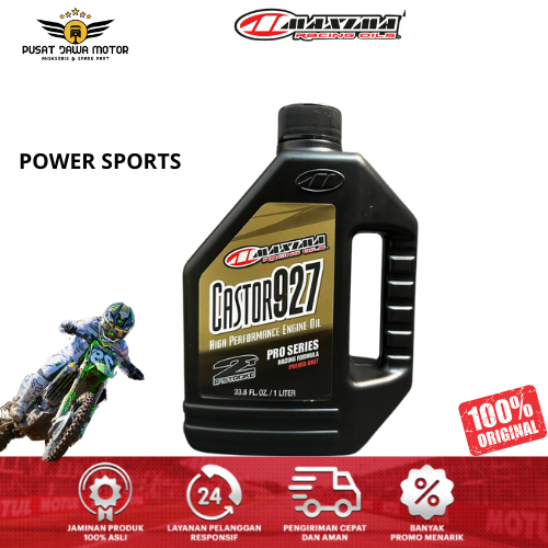 Jual Maxima Castor927 Racing Oil 2Stroke ORIGINAL | Shopee Indonesia