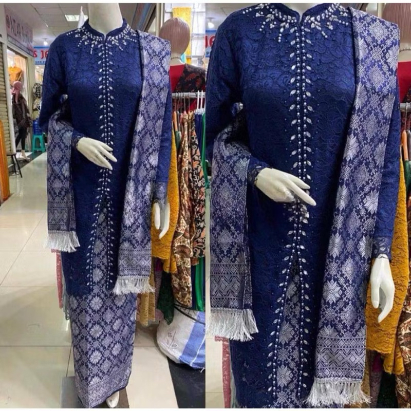 Jual KEBAYA BUSUI BROKAT PAYET MIX SONGKET (FREE SALENDANG)//NEW PRODUK ...