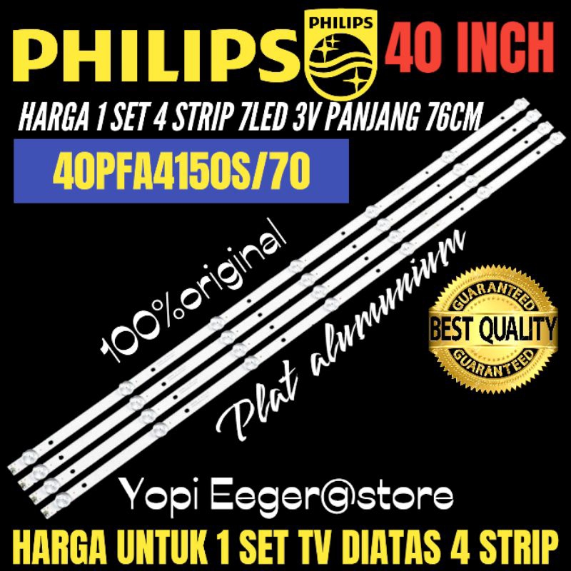 Jual BACKLIGHT TV LED PHILIPS 40 INCH 40PFA4150S/70 BACKLIGHT TV PHILIPS | Shopee Indonesia