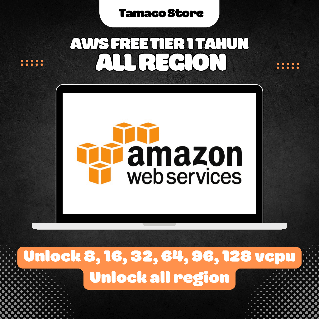 Jual AWS Free Tier 1 Tahun All Region | Shopee Indonesia
