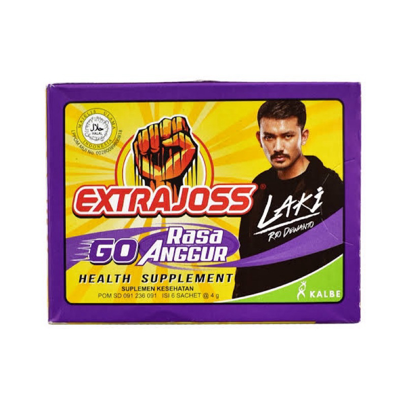 Jual EXTRAJOSS ANGGUR BOX ( ISI 6 SACHET ) | Shopee Indonesia