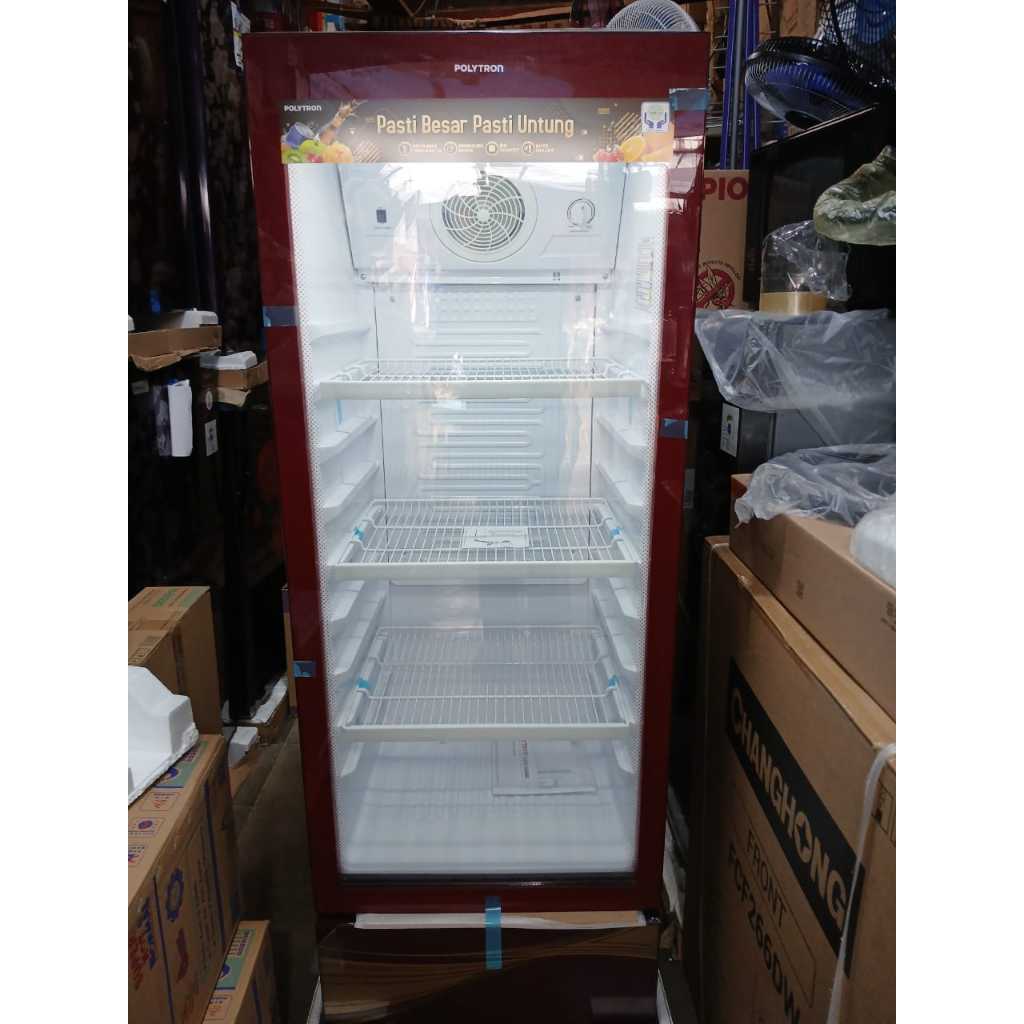Jual Showcase Polytron Show Case SCN 187 R Kapasitas 230 Liter | Shopee ...