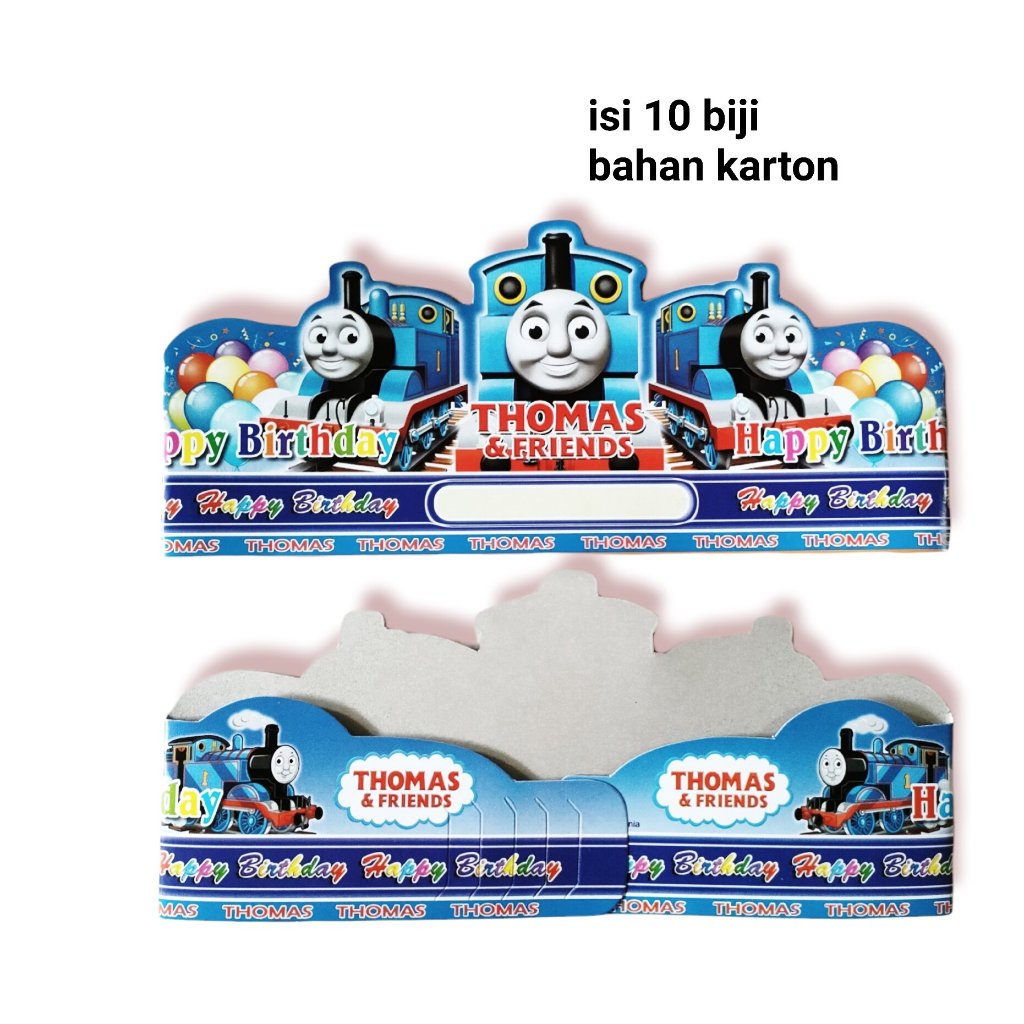 Jual Topi ulang tahun karakter thomas and friends | Shopee Indonesia