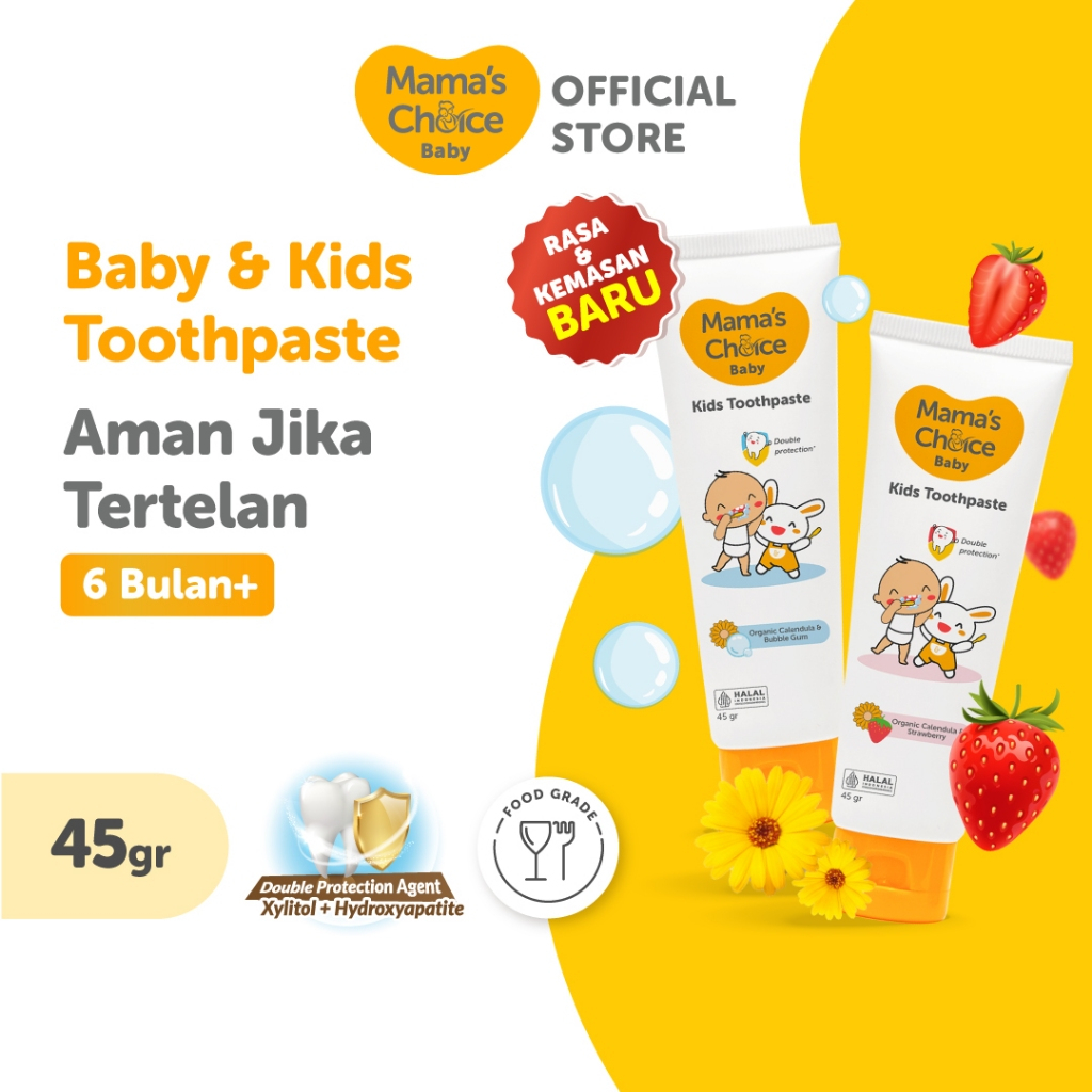 Jual Pasta Gigi Anak dan Bayi - Baby & Kids Toothpaste Mama's Choice ...