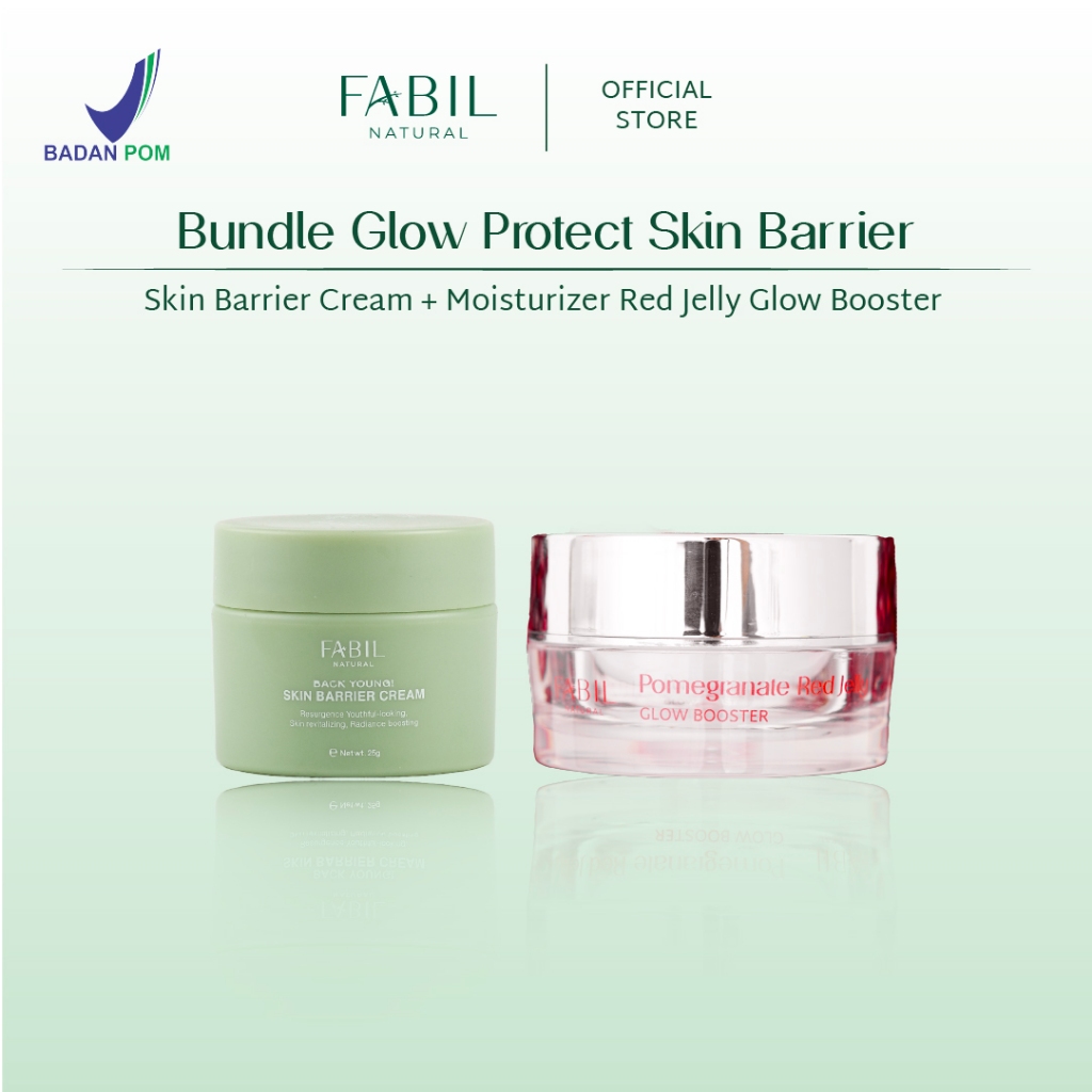 Jual [2 pcs] Fabil Combo Glow Skin Barrier Cream + Red Jelly ...