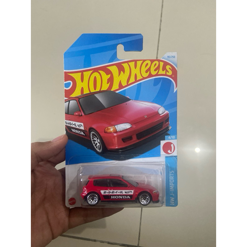Jual Hot Wheels '92 Honda Civic EG merah JDM 2024 | Shopee Indonesia