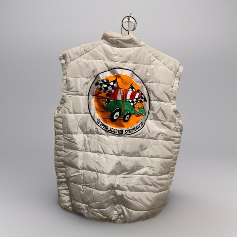 Jual Vest Puffer Speed Scooter Syndicate White | Shopee Indonesia