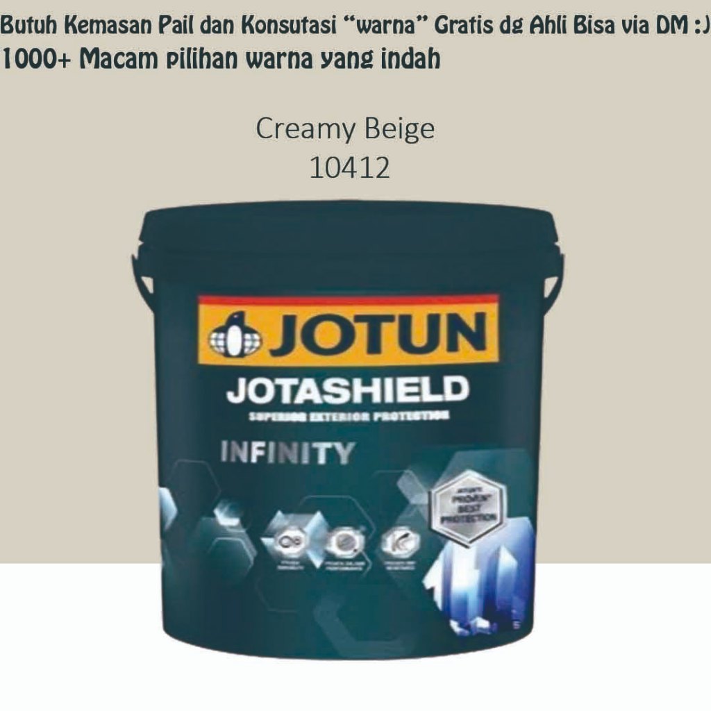 Jual Jotun Jotashield Infinity 2.5L - Creamy Beige 10412 (Tinting ...