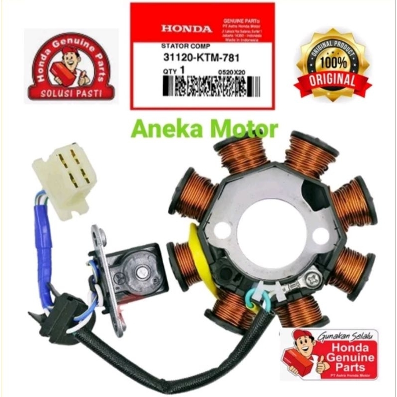 Jual Spull Spul Stator Honda Fuel Injeksi Supra X 125 Fi KTM Supra X ...