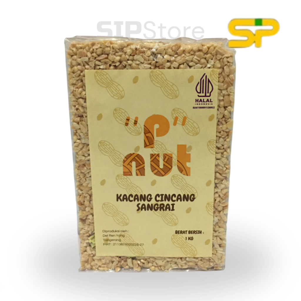 Jual Kacang Cacah "P-NUT" @1kg / Kacang CIncang Panggang Sangrai @1kg | Shopee Indonesia