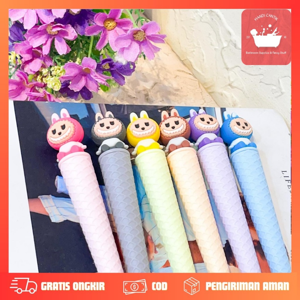 Jual PULPEN ICE CREAM CONE LABUBU PGK-1686 BOLPEN PENA PEN CREAM CONE ...