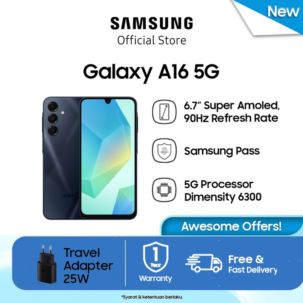 Jual Samsung Galaxy A16 5G 8/256GB | Shopee Indonesia