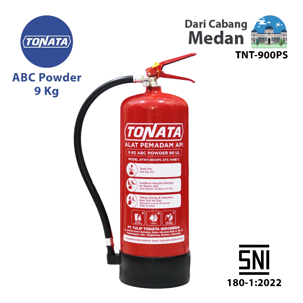 Jual Alat Pemadam Api Tonata SNI / APAR ABC Powder 9 kg | Shopee Indonesia