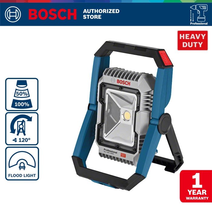 Jual Bosch LED Work Light / Lampu Kerja LED 18V 1900Lumens GLI 18V-1900 ...