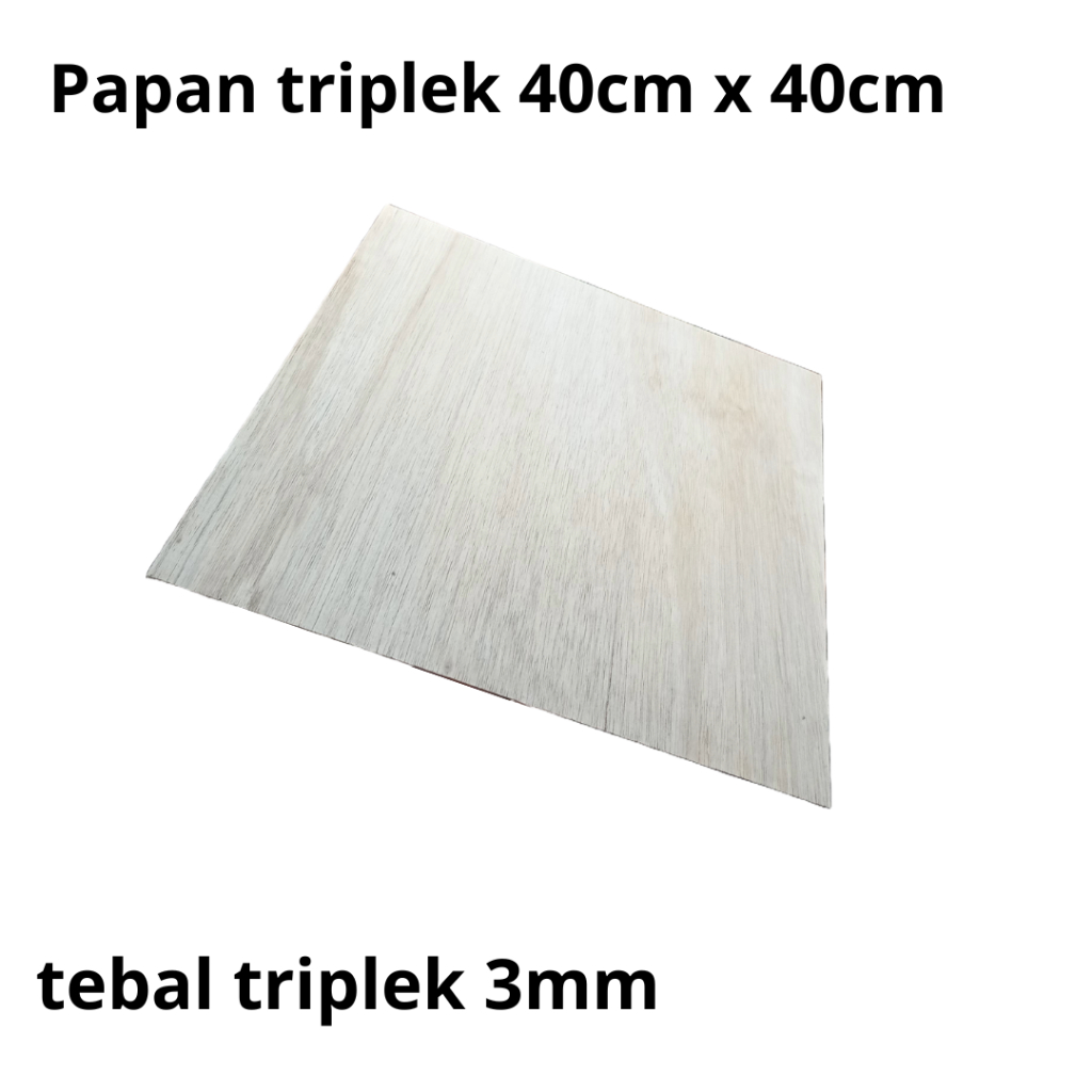 Jual PAPAN TRIPLEK 40cm x 40cm TEBAL 3mm | Shopee Indonesia